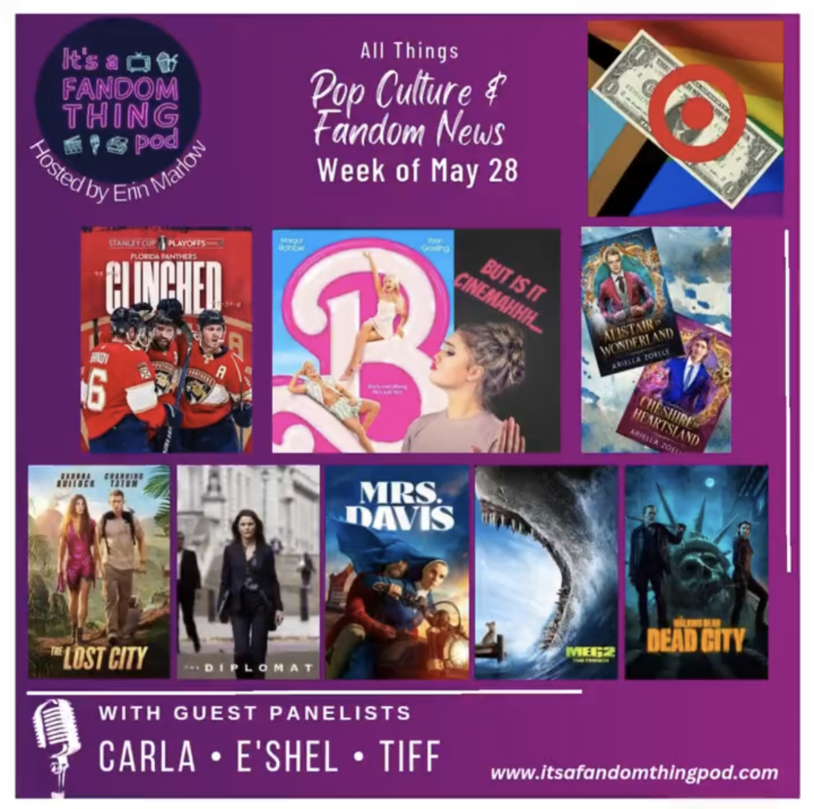 Pop Culture & Fandom News, May 28, 2023 – It's a Fandom Thing Pod