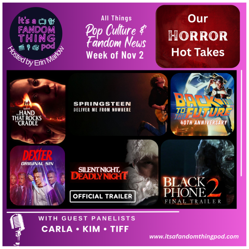 Pop Culture & Fandom News, November 2, 2025 – It's a Fandom Thing Pod