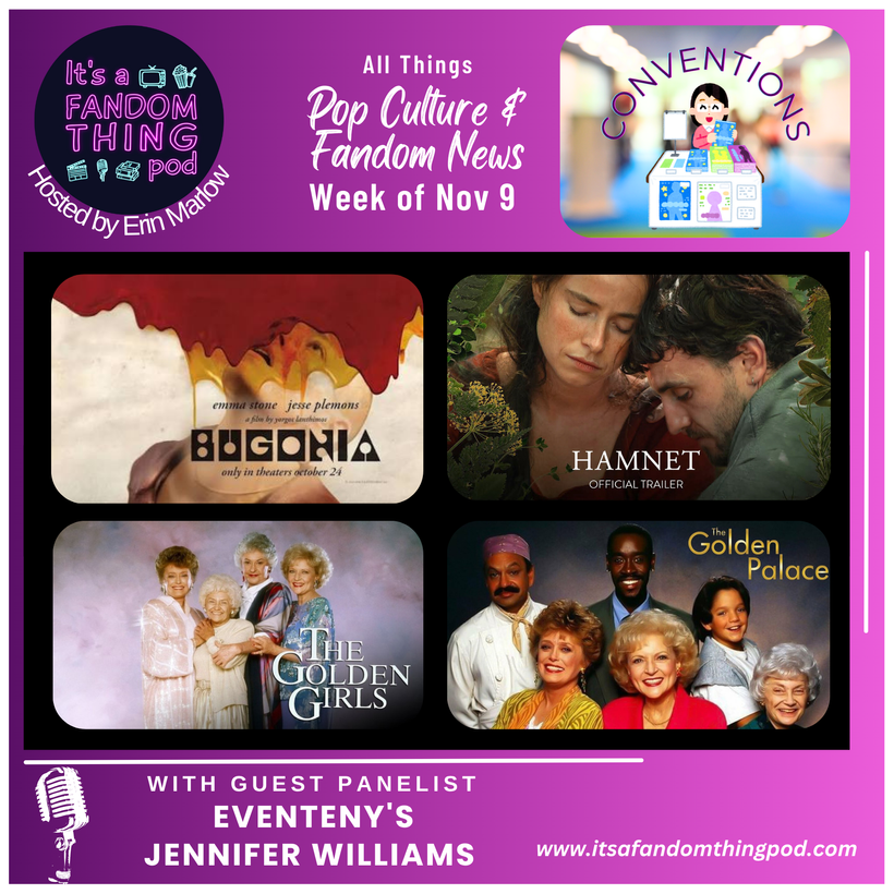 Special Pop Culture & Fandom News, November 9, 2025 – It's a Fandom ...
